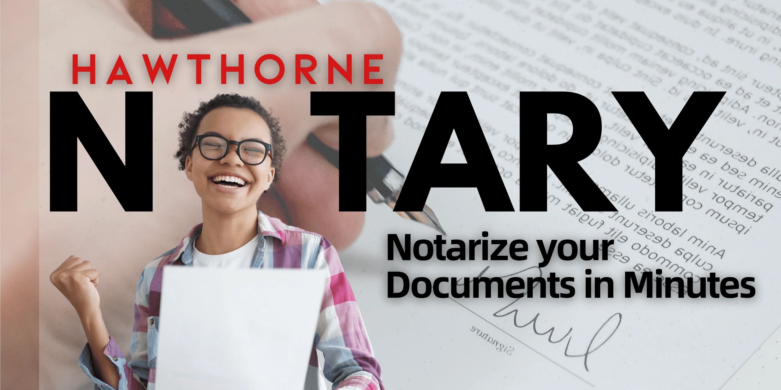 Hawthorne Notary | An Unsigned Document is Worthless